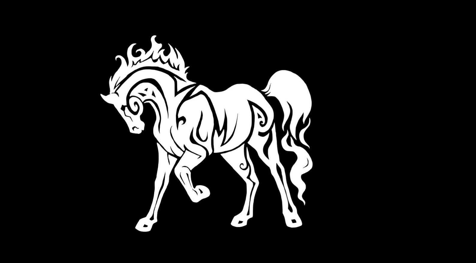 Horse Horse Decal Tribal Decal Car Decal Horse Sticker - Etsy