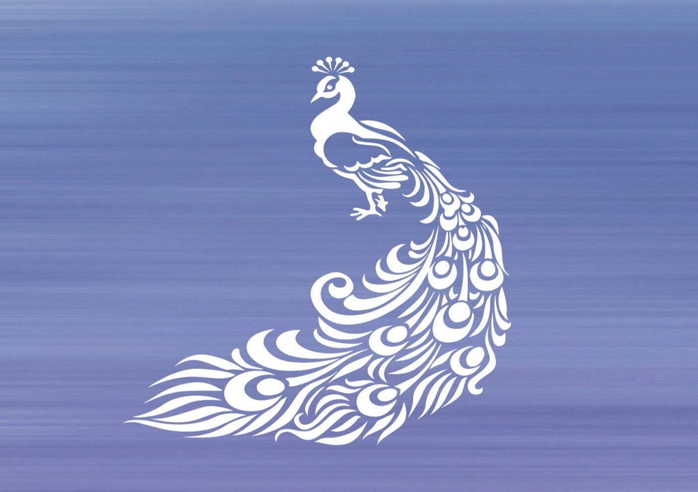 Peacock Decal Peacock Sticker Car Decal Laptop Decal Cup Etsy
