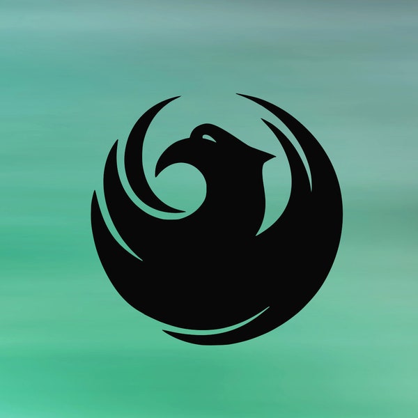 Phoenix Rising Car Decal - Etsy
