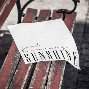 Good Morning Sunshine, Inspirational Poster, Printable Poster, Morning ...