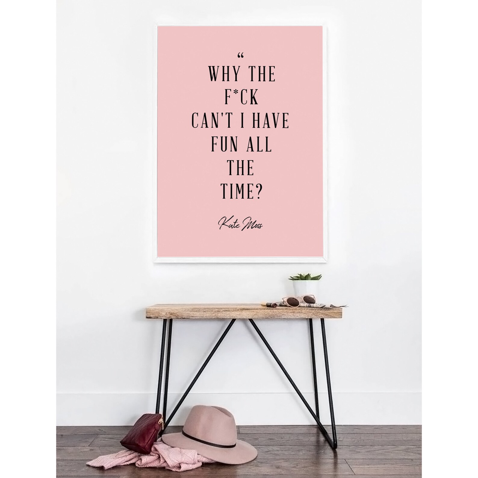 Kate Moss Print Kate Moss Wall Art Kate Moss Quote Print Kate Moss ...