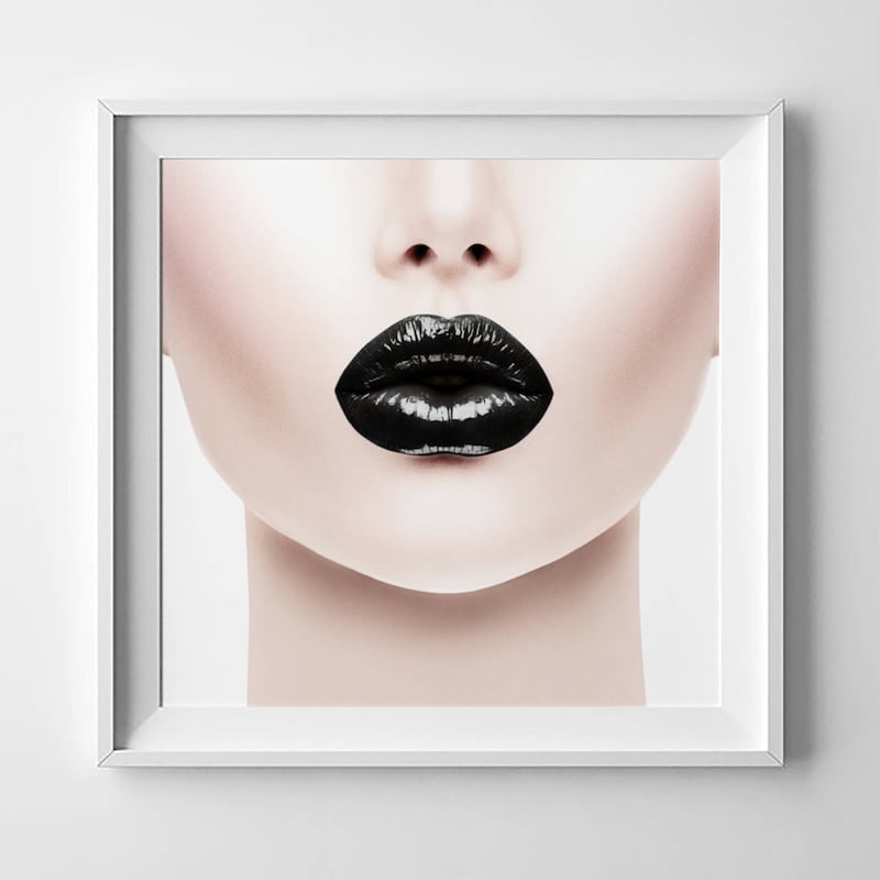 Lips Poster - Etsy