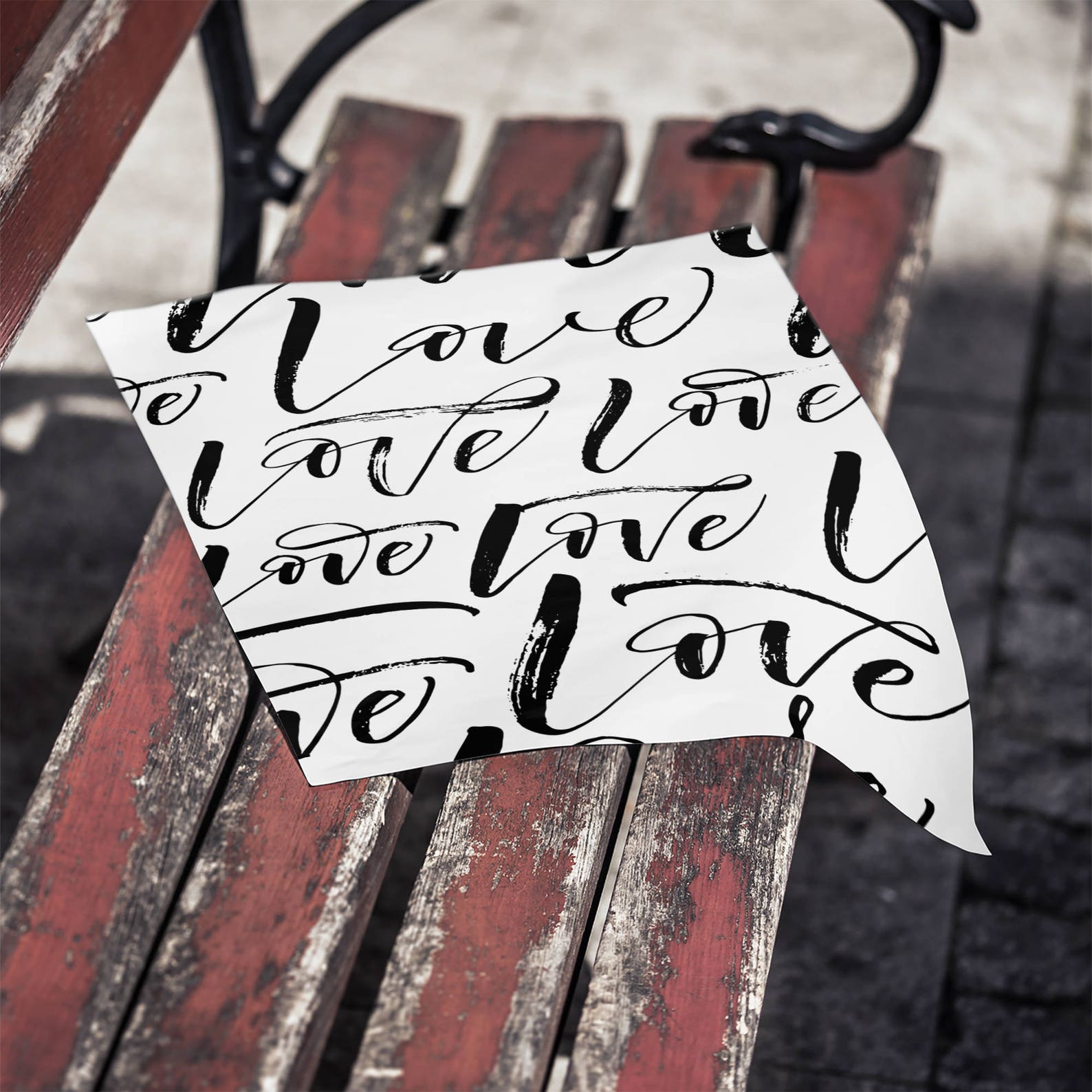 Love Wall Art Love Poster Love Handdrawn Print Brush - Etsy