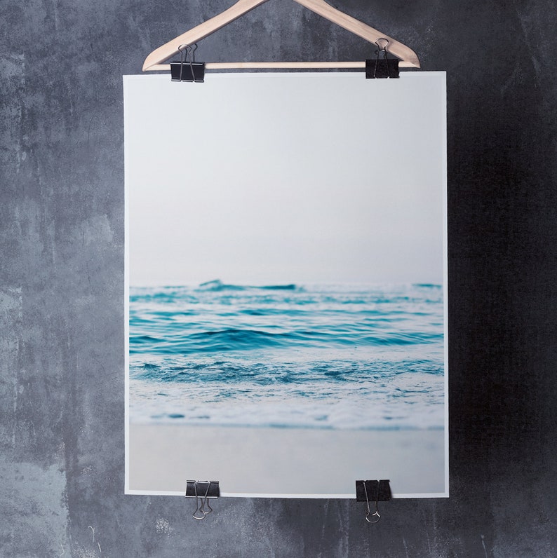 Ocean Waves Print Ocean Poster Ocean Photography Ocean | Etsy