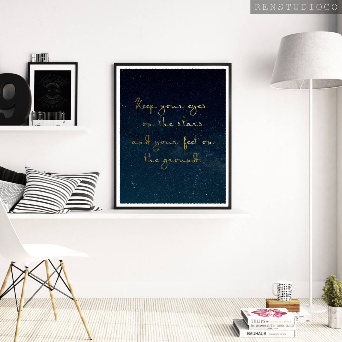 Keep Your Eyes on the Stars Print, Star Galaxy Print, Universe Prints ...