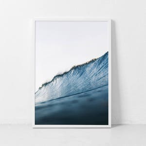 Ocean Waves Print, Ocean Print, Water Print, Sea Wall Art, Scandinavian ...