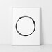 Karma Symbol, Karma Wall Art, Karma Circle, Circle Prints, Brush Line ...