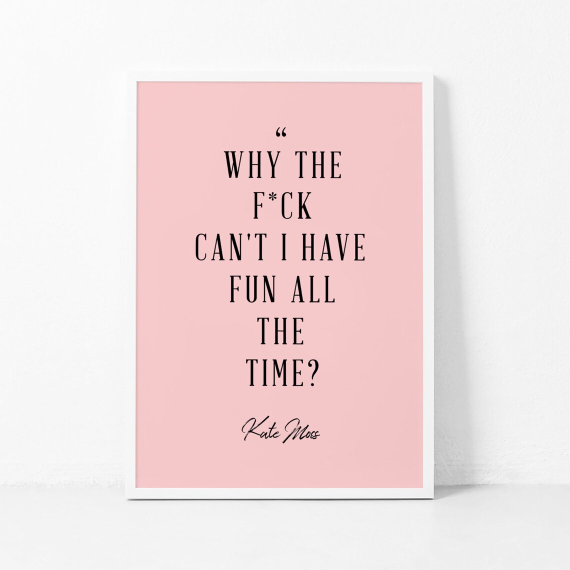 Kate Moss Print Kate Moss Wall Art Kate Moss Quote Print Kate - Etsy