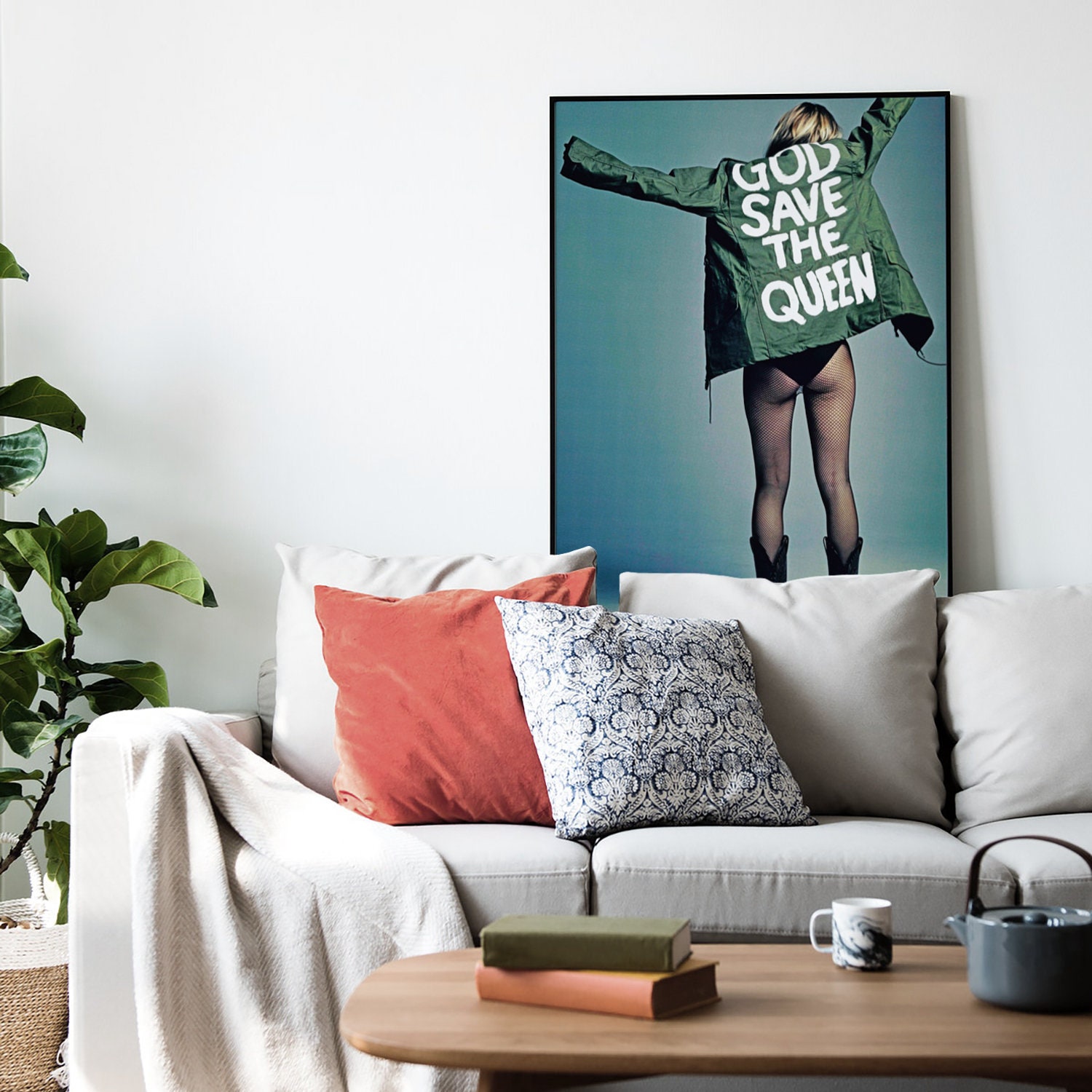 Kate Moss God Save the Queen Print Kate Moss Poster Kate Moss - Etsy