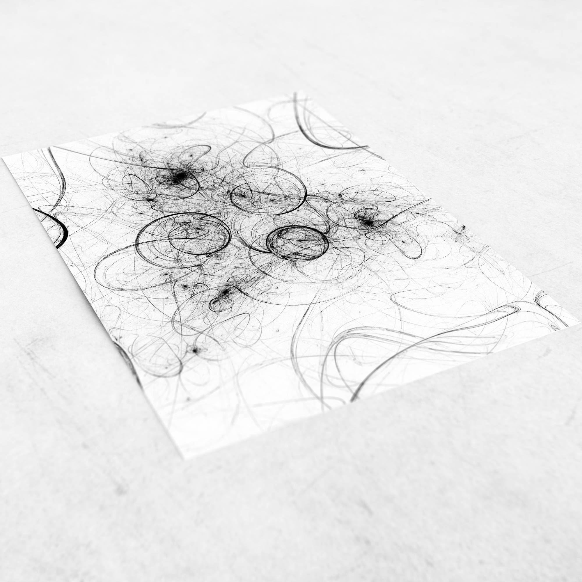 Scribble Prints Scribble Art Simple Wall Art Minimalistic | Etsy