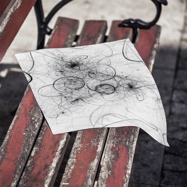 Scribble Prints Scribble Art Simple Wall Art Minimalistic - Etsy