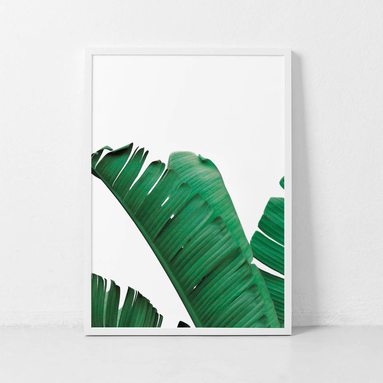 Banana Leaf Print Leaf Print Banana Leaf Poster Banana Leaf - Etsy