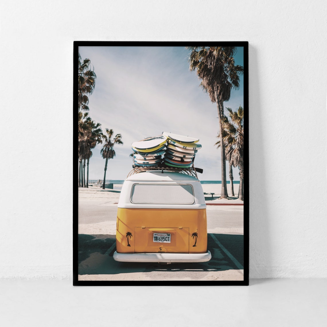 VW Camper Print, Campervan Poster, Travel Print, Summer Print, VW ...