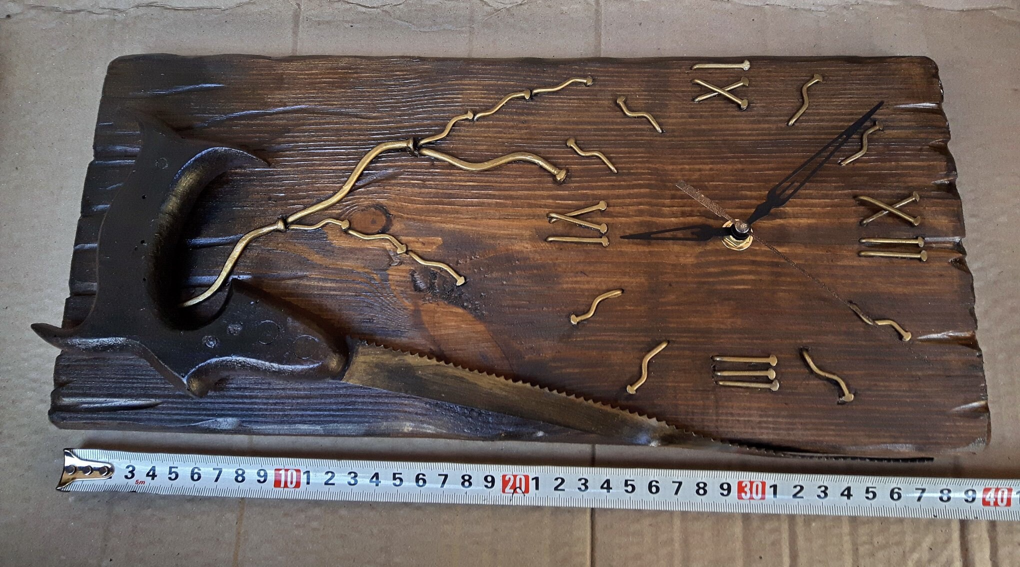 Handmade Wall Clock Custom Wall Clock Large Wall Clock - Etsy