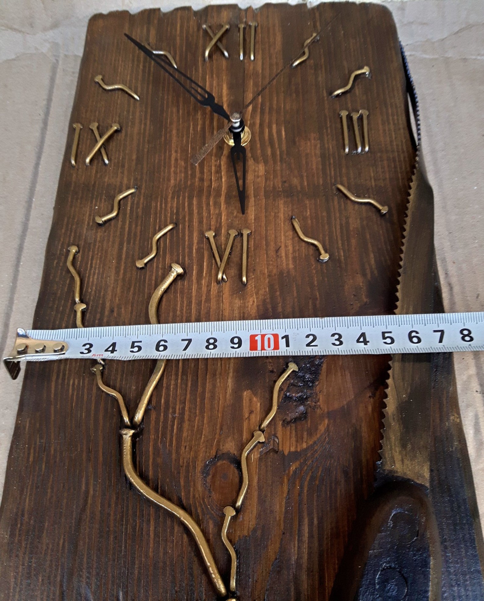 Handmade Wall Clock - Custom Wall Clock - Large Wall Clock ...