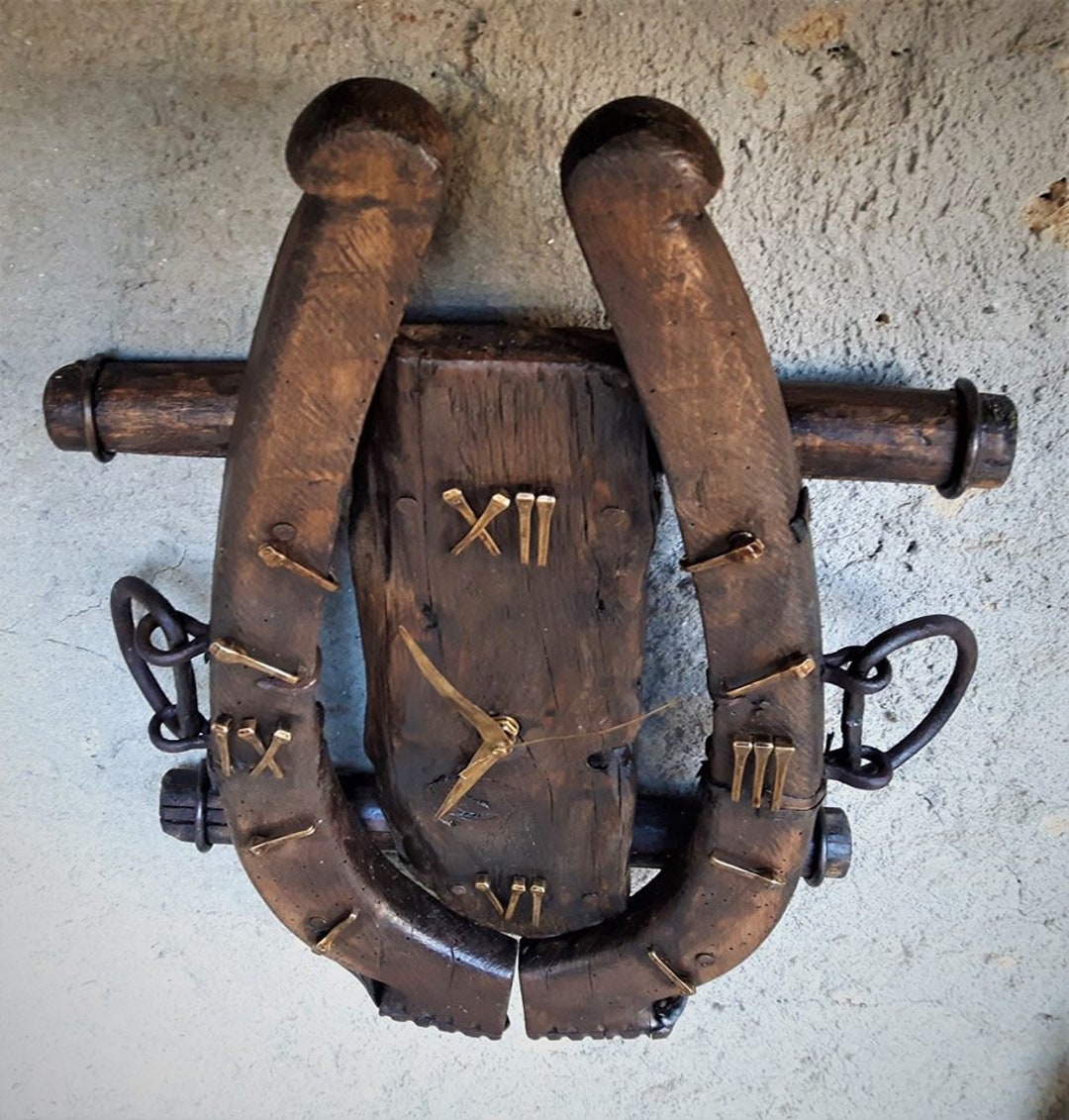 Custom Wood Wall Clock/ 100% Handmade Rural Rustic Wall Decor/ A ...