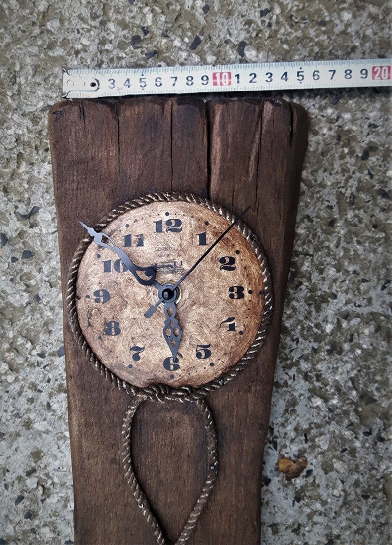 Rustic Wall Clock - Vintage Wall Clocks - Wood Wall Decor - Etsy