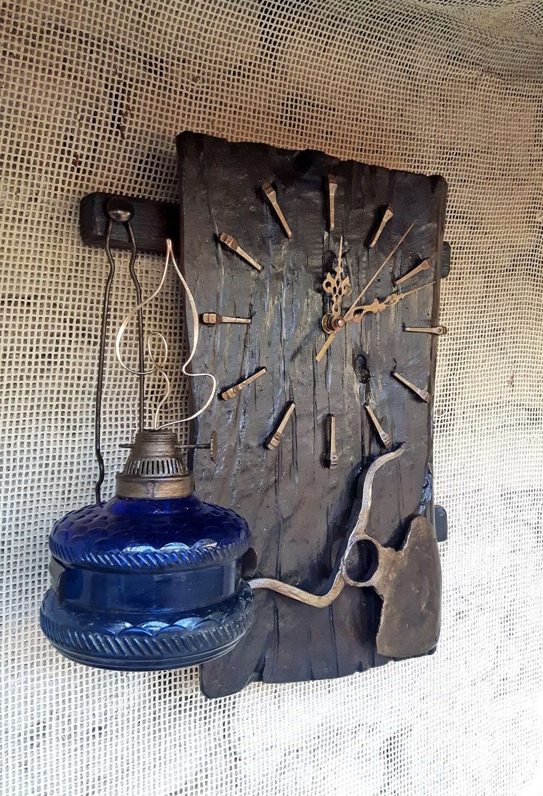 Wood Wall Clock - Rustic Wall Clock - Modern Wall Clock - Modern Clock ...