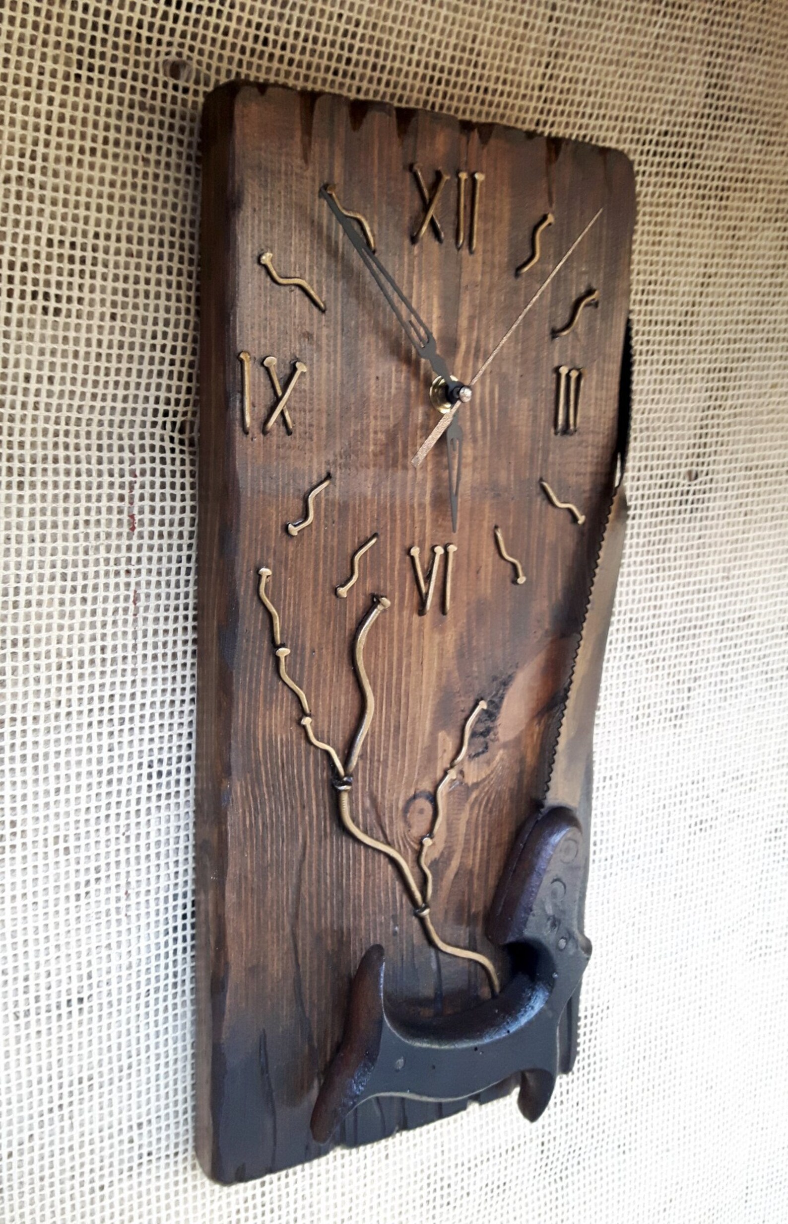 Handmade Wall Clock Custom Wall Clock Large Wall Clock - Etsy