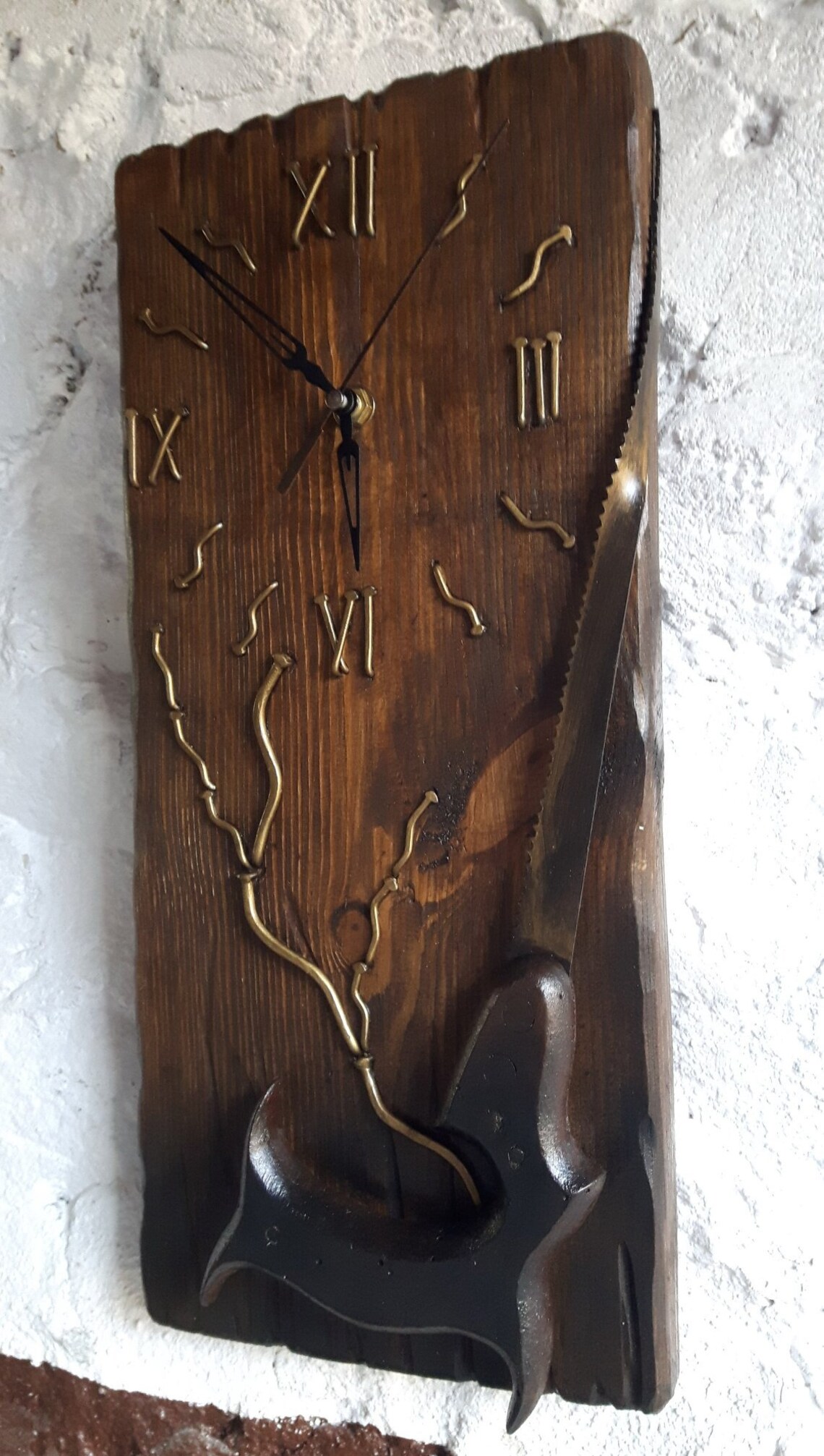 Handmade Wall Clock Custom Wall Clock Large Wall Clock - Etsy