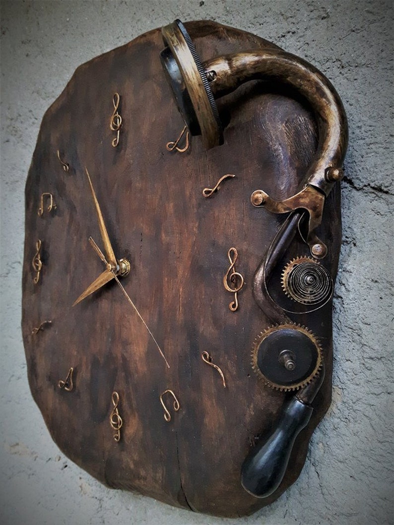 Solid Handmade Wall Clock. Wooden Wall Clocks. Handmade Wall - Etsy