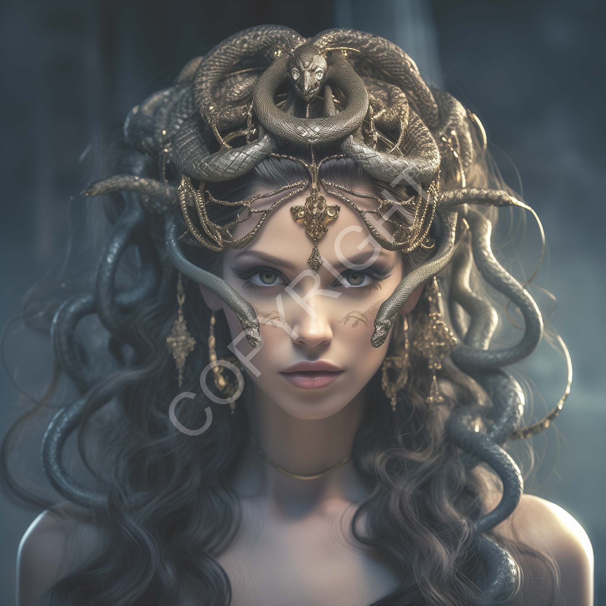 Medusa, Strong and Beautiful- No One's Victim Anymore - Etsy