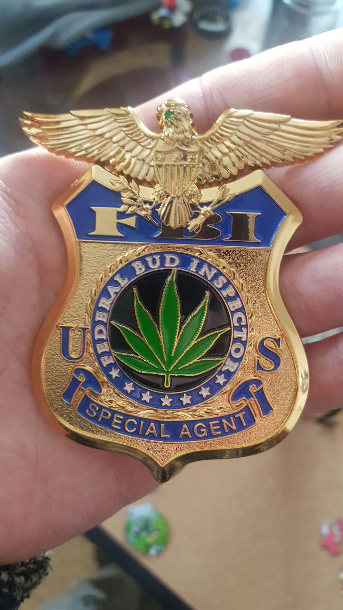 FBI federal Bud Inspector Life Size Marijuana - Etsy
