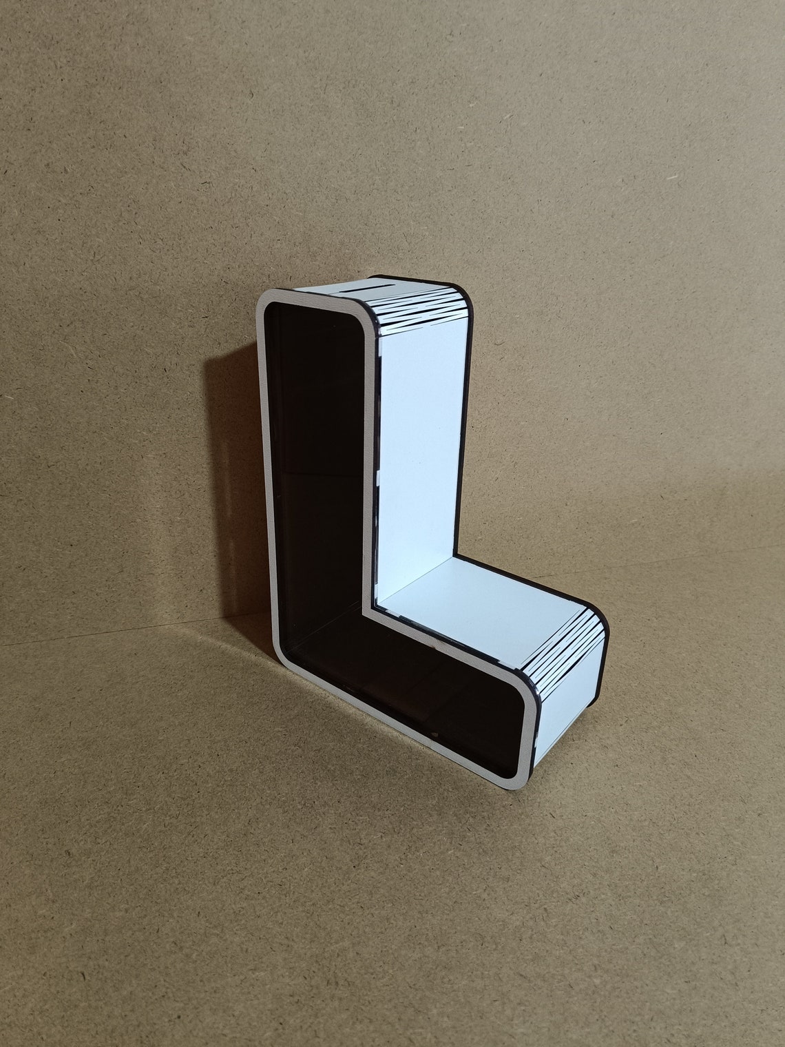 3d Letters With Round Corners - L - - Etsy