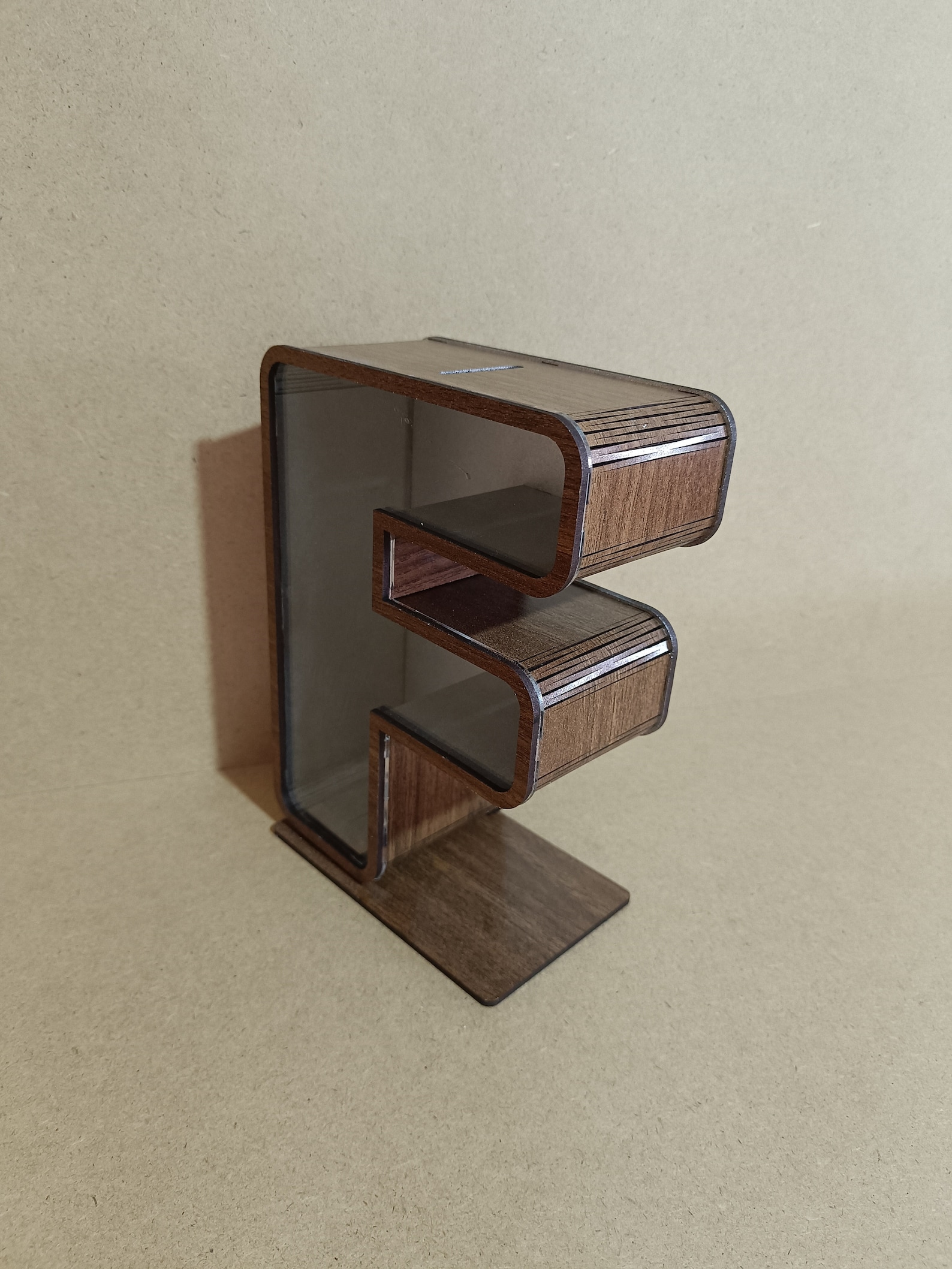 3d Letters With Round Corners - F - - Etsy
