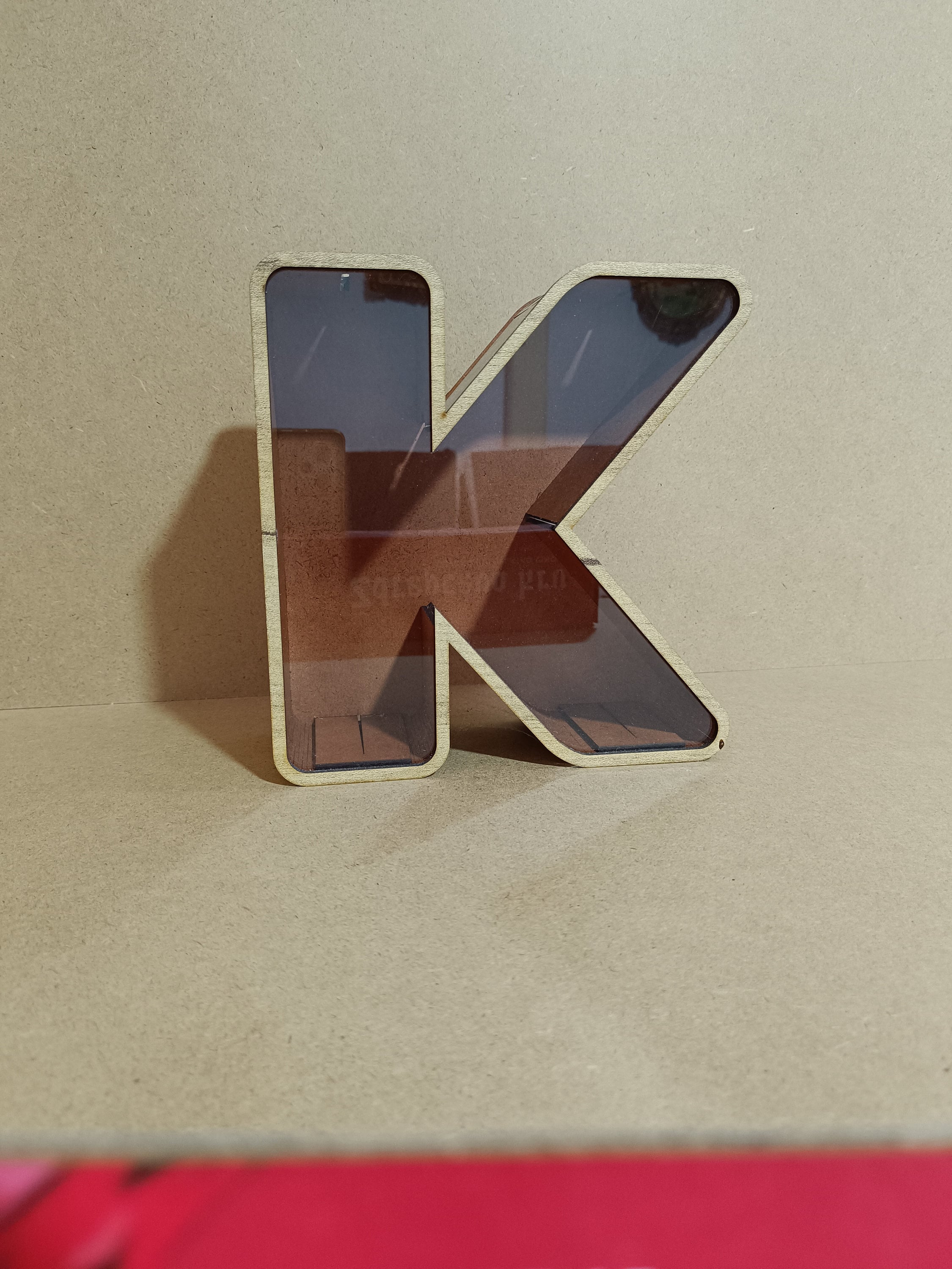 3d Letters With Round Corners - K - - Etsy