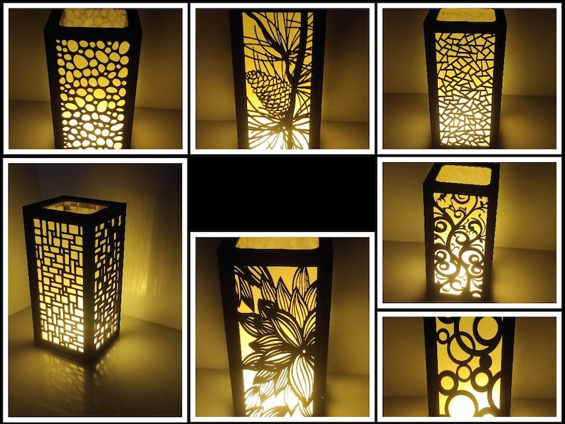 Decorative Candle Lanterns 7 Models Bundle Pack - Etsy