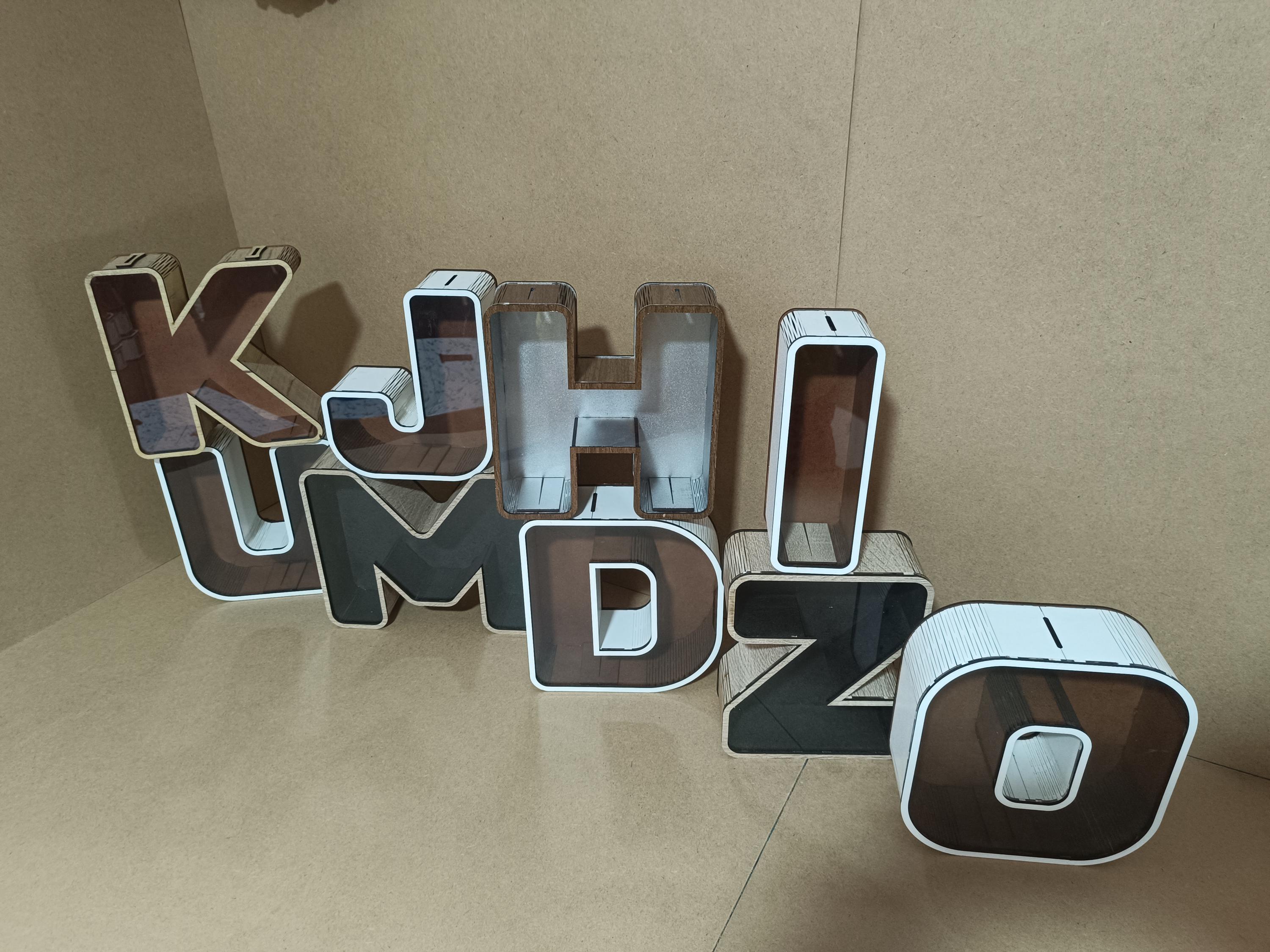3d Letters Round Corners Alphabet Bundle - Etsy