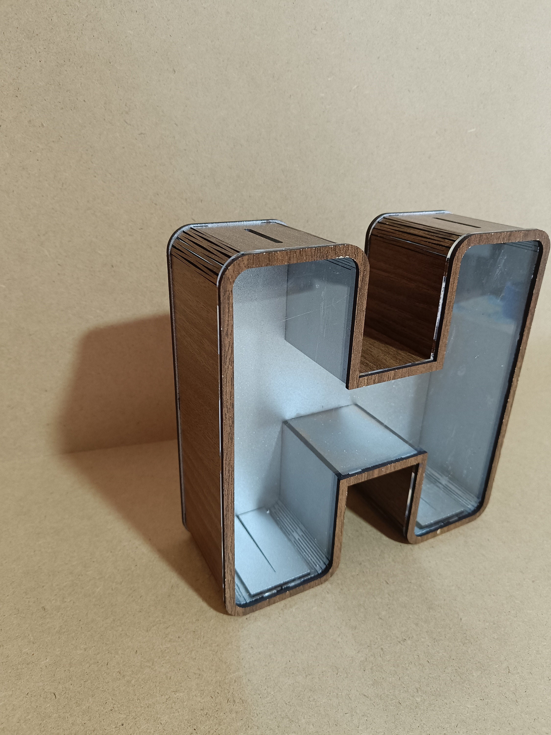 3d Letters With Round Corners - H - - Etsy