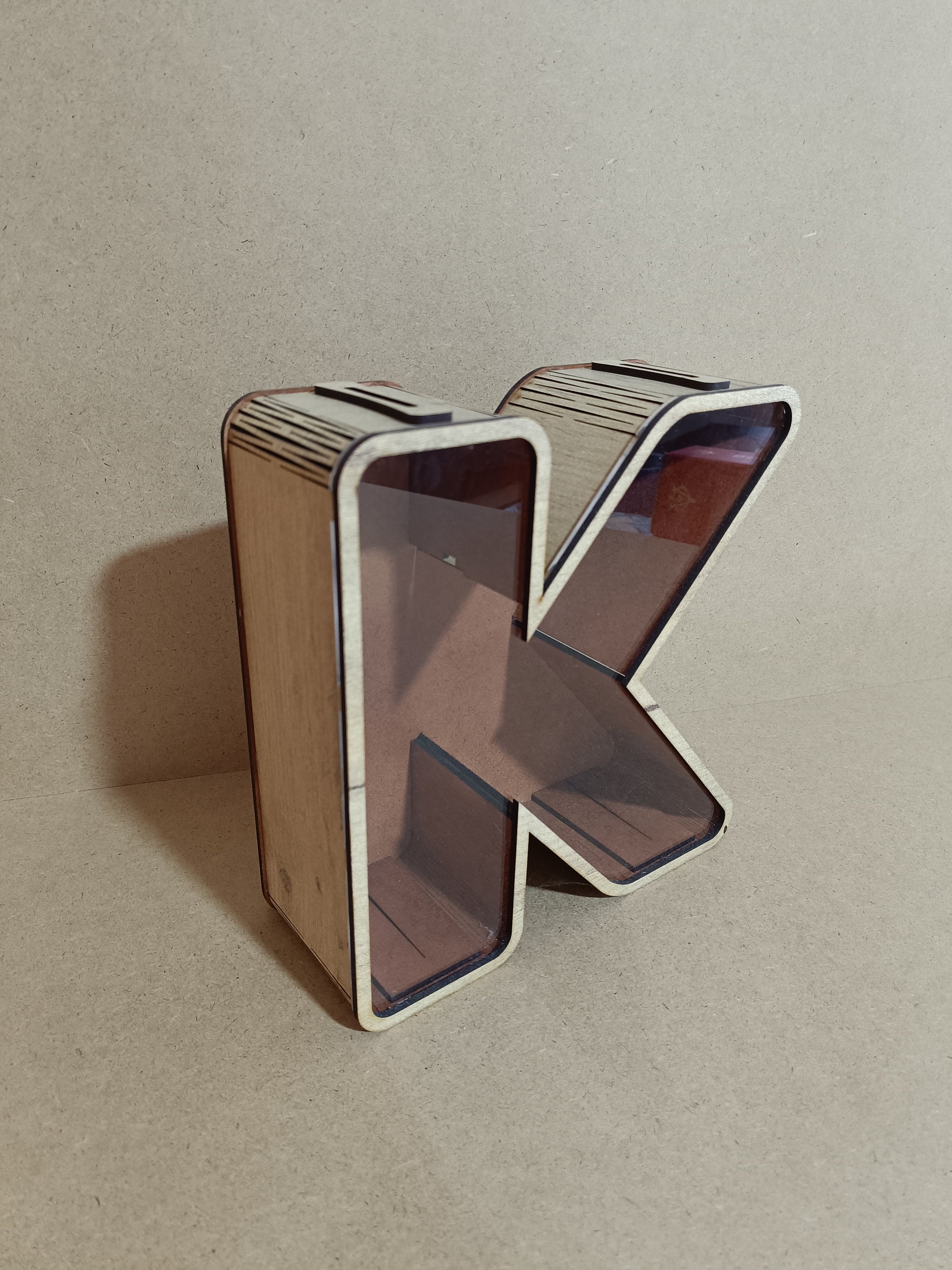 3d Letters With Round Corners - K - - Etsy