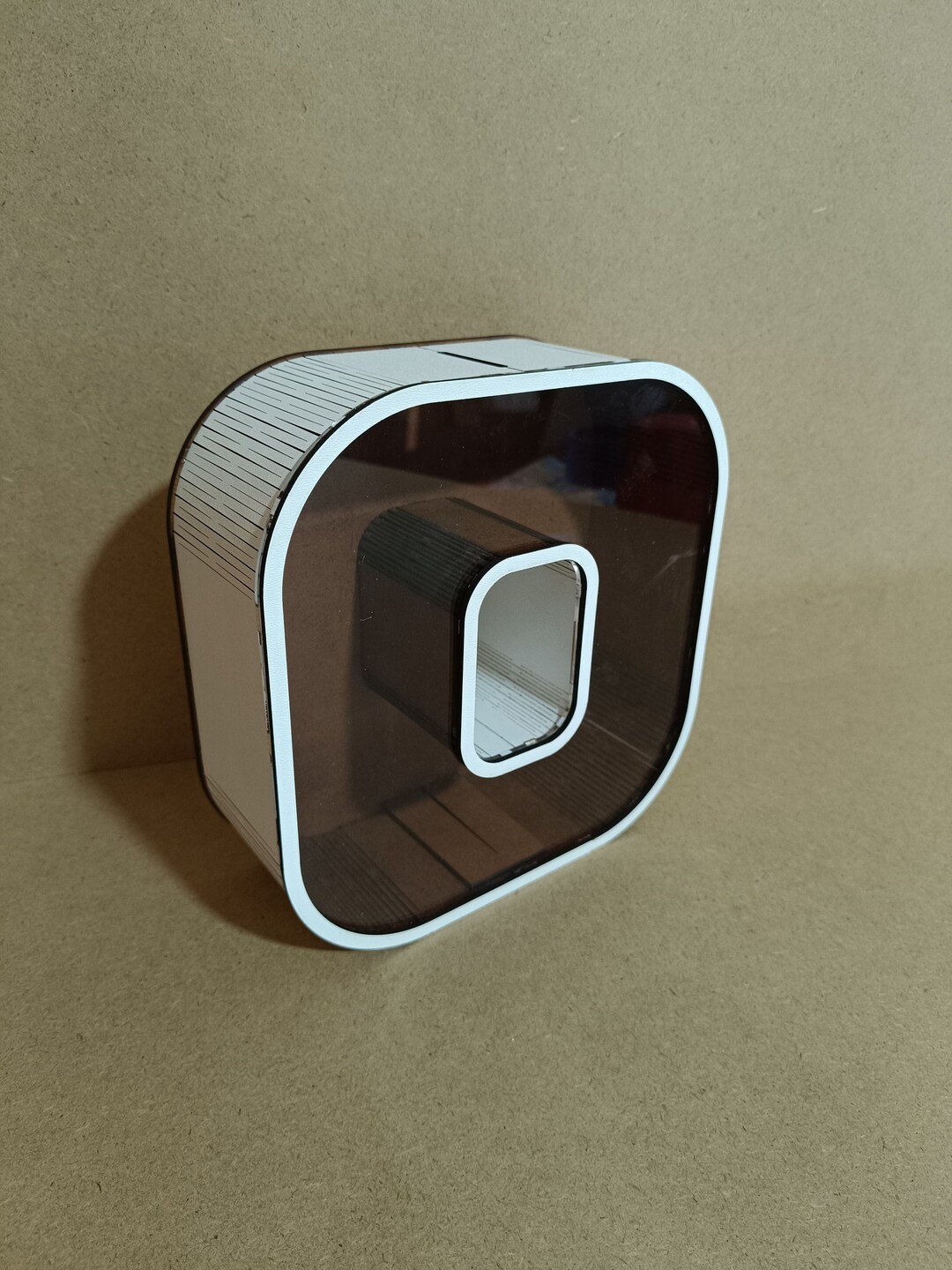 3d Letters With Round Corners - O - - Etsy