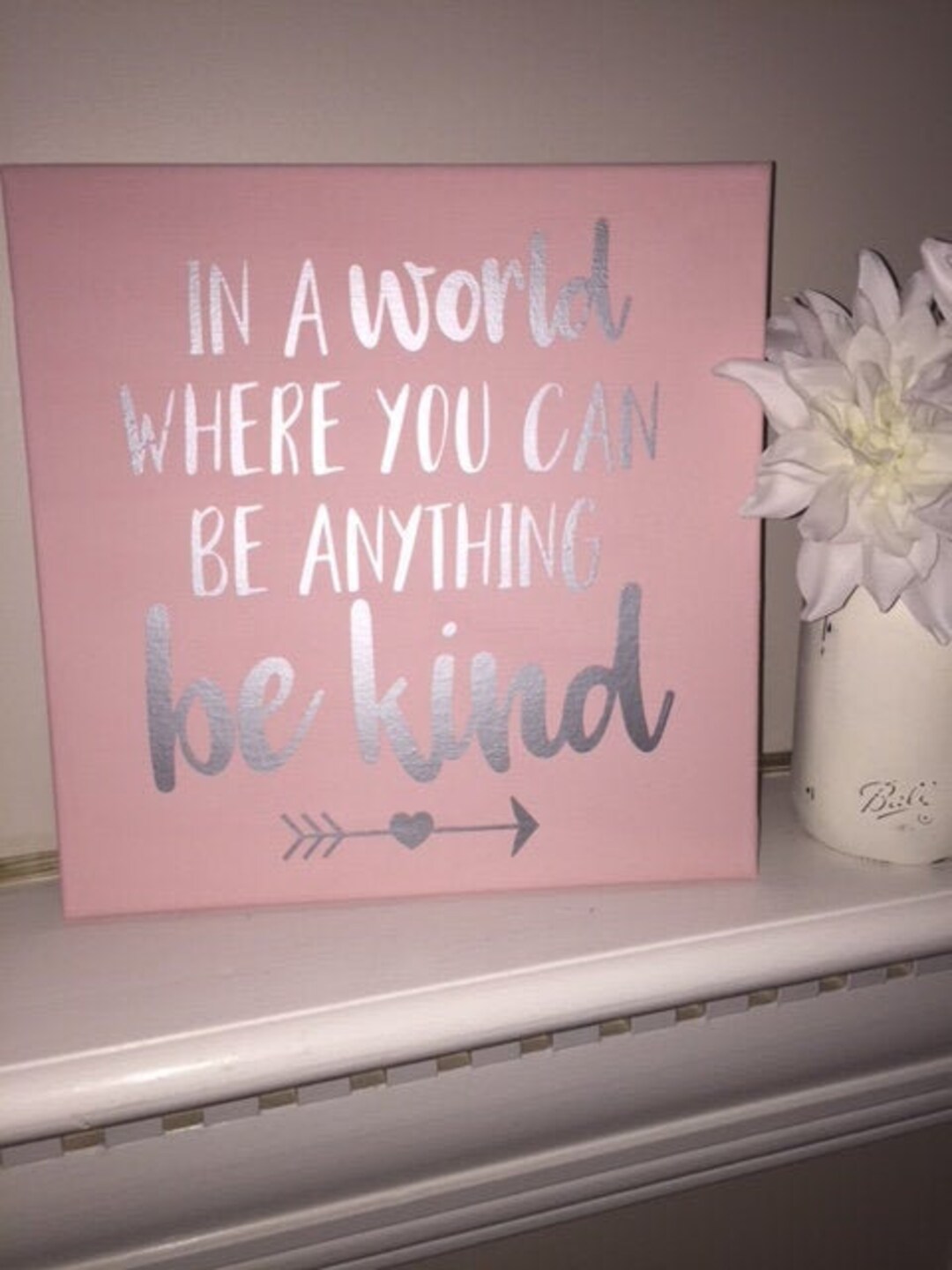 Inspirational Sign, Be Kind, Home Decor, Wall Decor, Wall Quotes ...