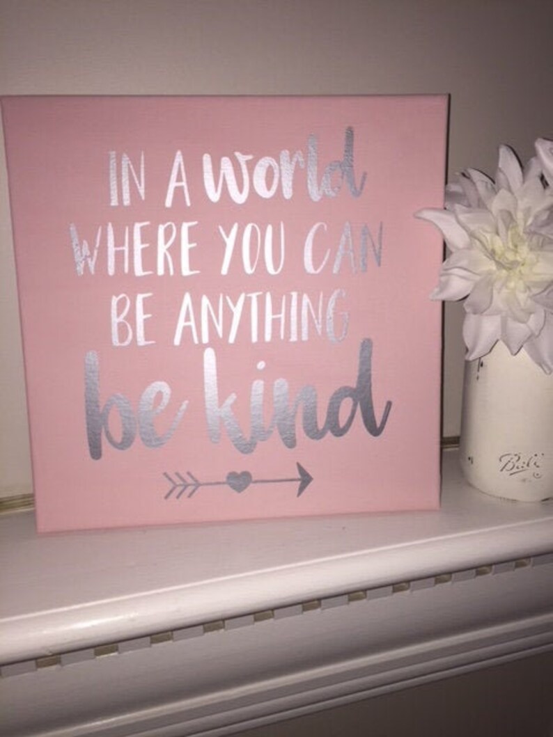 Inspirational Sign Be Kind Home Decor Wall Decor Wall - Etsy