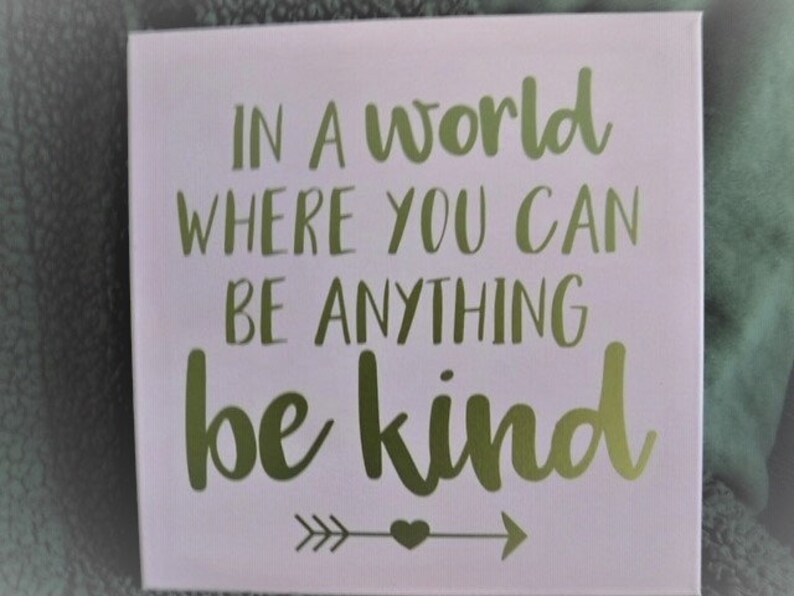 Inspirational Sign Be Kind Home Decor Wall Decor Wall | Etsy