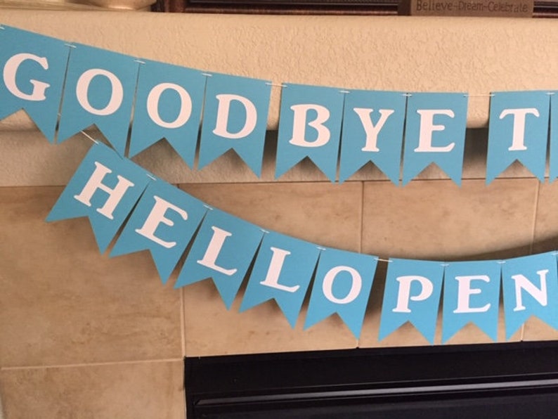 Retirement Banner Good Bye Tension Hello Pension Party - Etsy