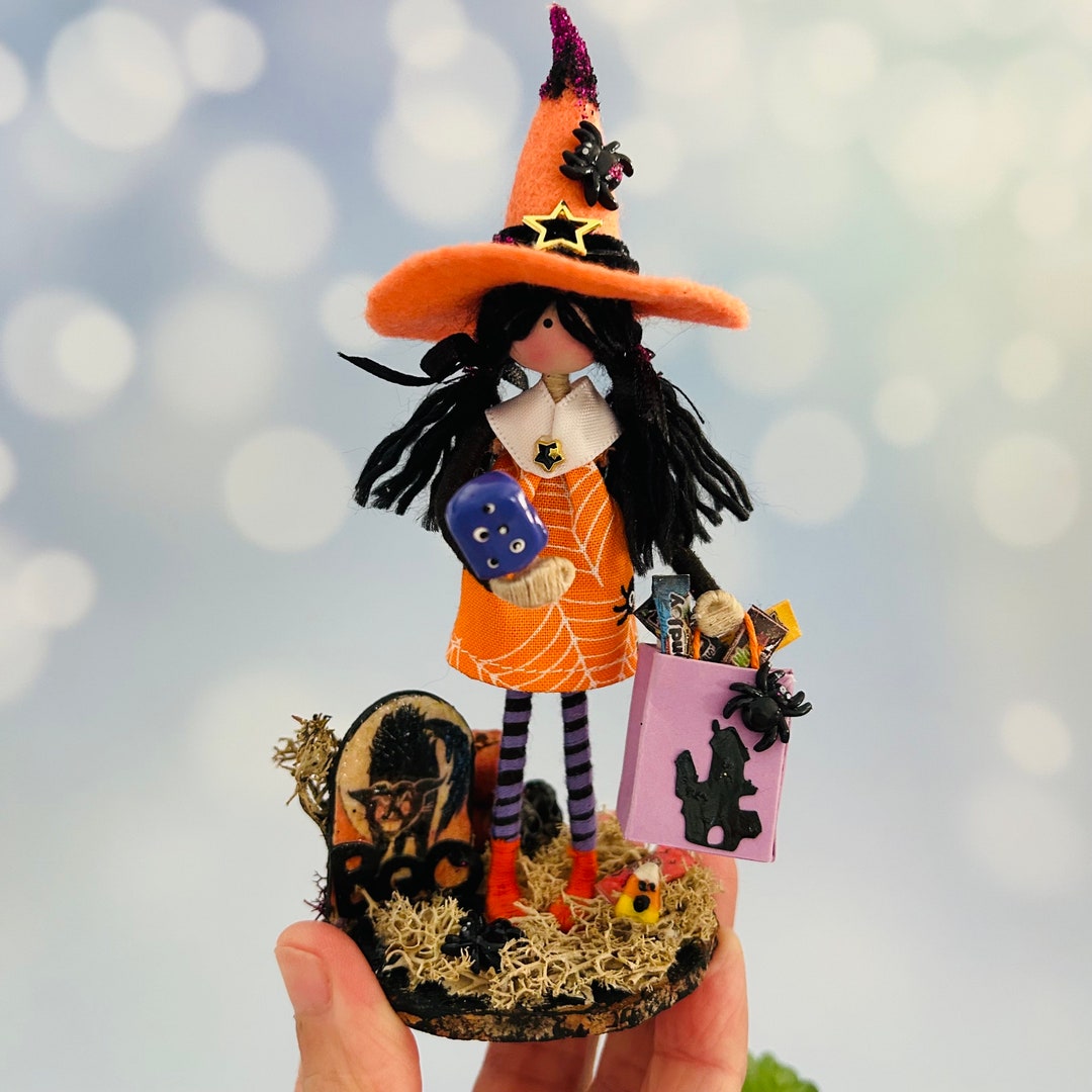 Matilda the Witch: One-of-a-kind Halloween Delight - Etsy