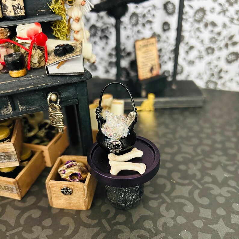 Handcrafted Miniature Bones for Witchy Altars and Dioramas. Set of 12 ...