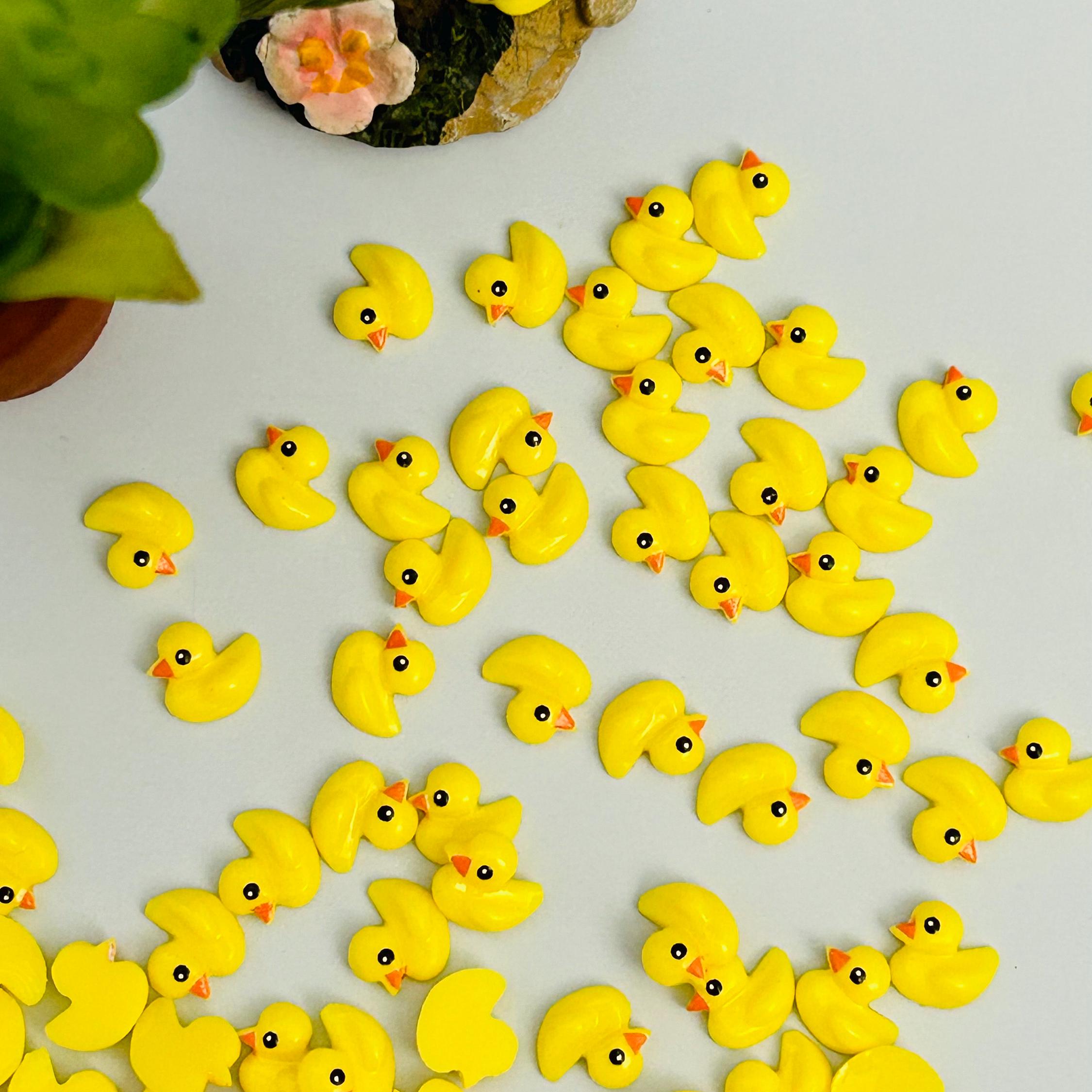Tiny Yellow Duck Set, Mini Resin Ducks for Fairy Garden (12 Pc) - Etsy