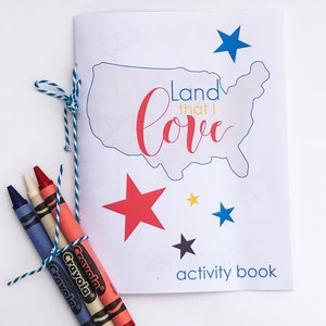 Fourth of July Coloring Book-activity Book / July 4th Party | Etsy