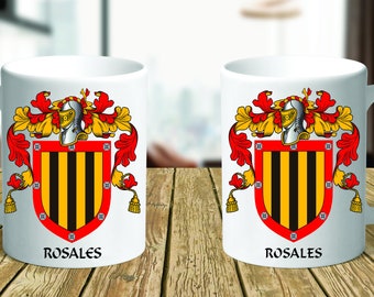 HERALDRY COAT of ARMS Duran Family Crest Ceramic Mug 11oz. - Etsy