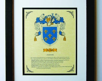 Flores Coat of Arms - Etsy