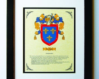 Flores Coat of Arms - Etsy