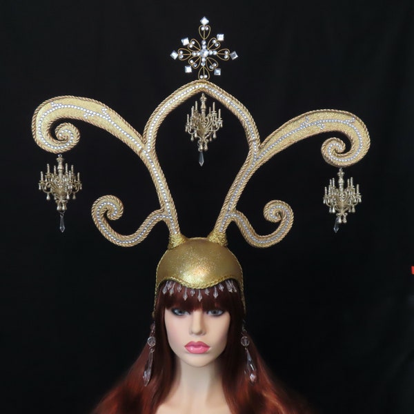 Rhinestone Headdress - Etsy