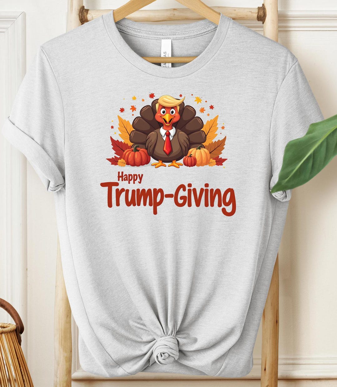 Happy Trump-giving Humorous 2024 Election Tshirt Funny Trump Meme ...