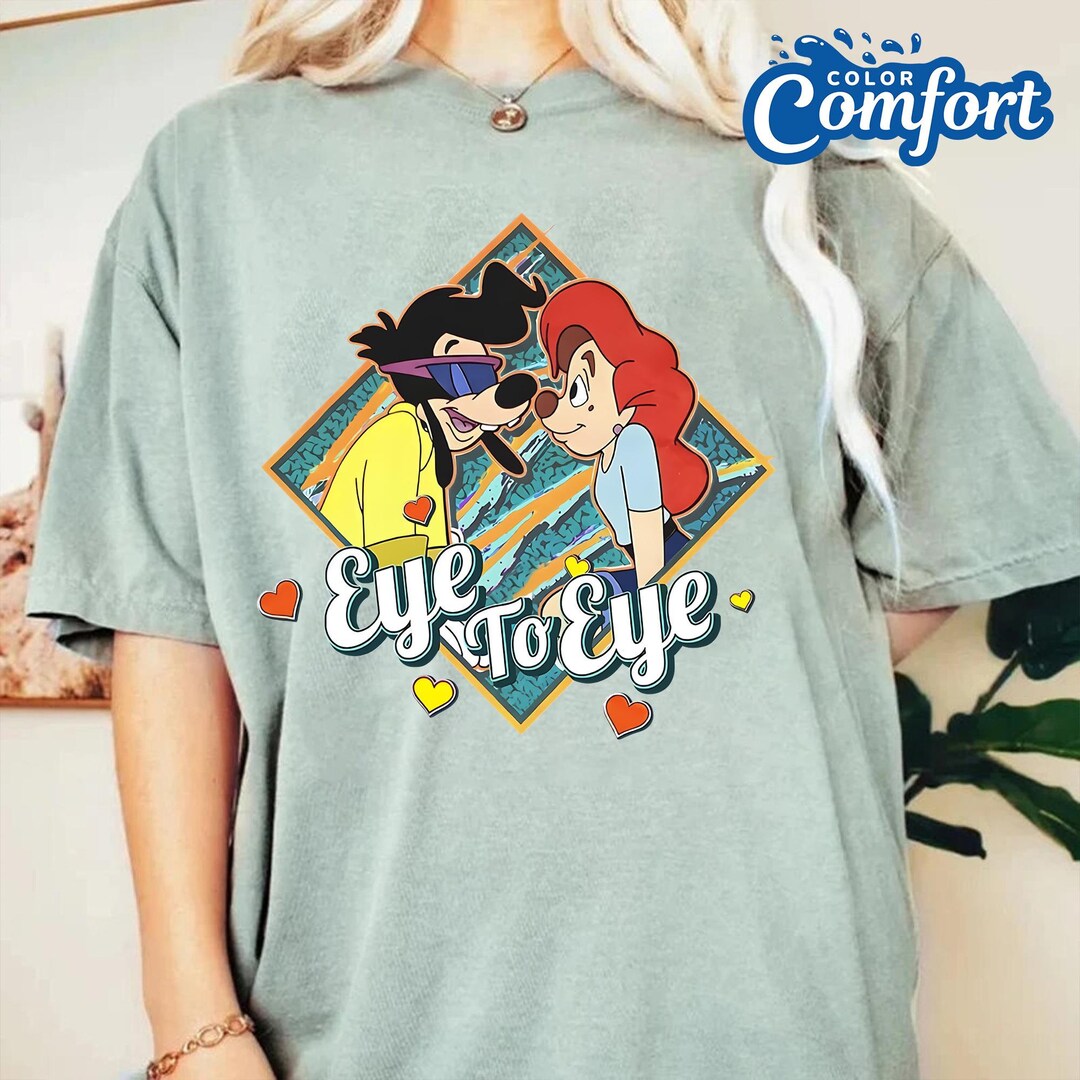 Retro Powerline Roxanne Eye to Eye Comfort Colors Shirt, A Goofy Movie ...