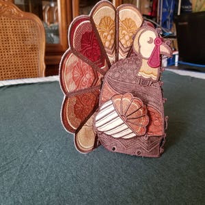 Freestanding Dresden Inspired Turkey Decoration - Etsy